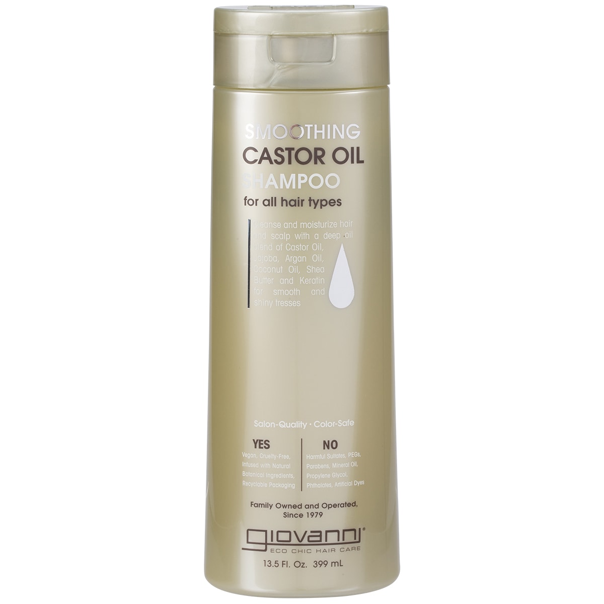 SMOOTHING CASTOR OIL SHAMPOO - Giovanni Cosmetics